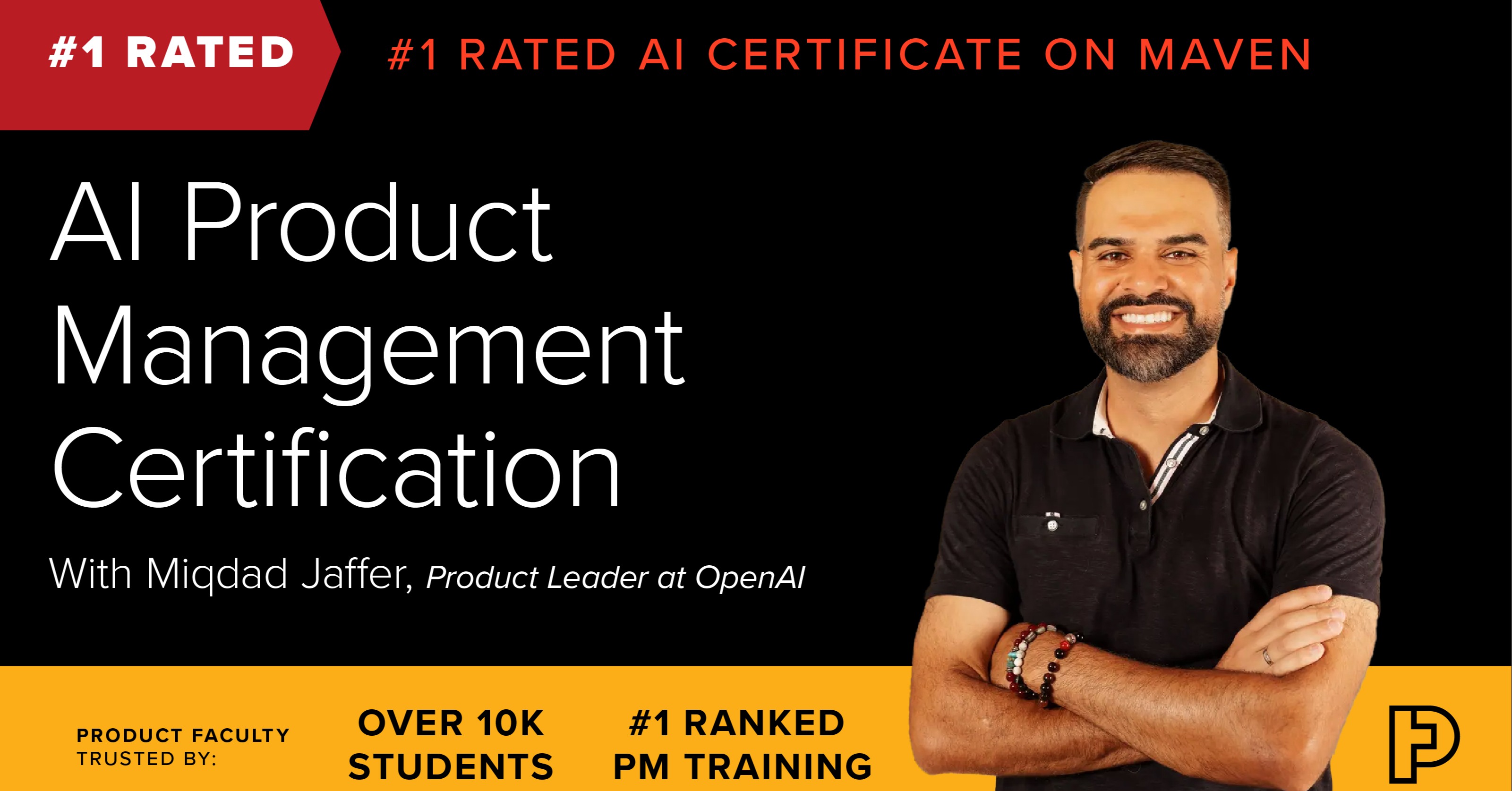 AI Product Management Certification by Miqdad Jaffer on Maven