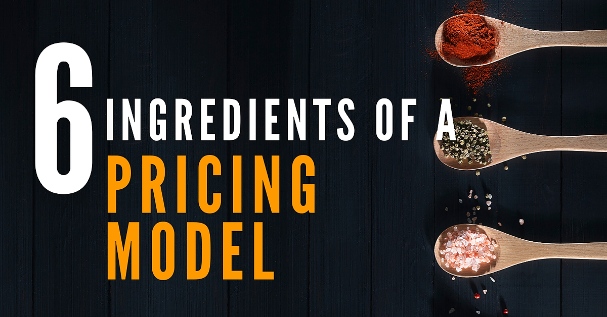 Free guide: 6 Ingredients of a Pricing Model by Manuel Wätjen on Maven