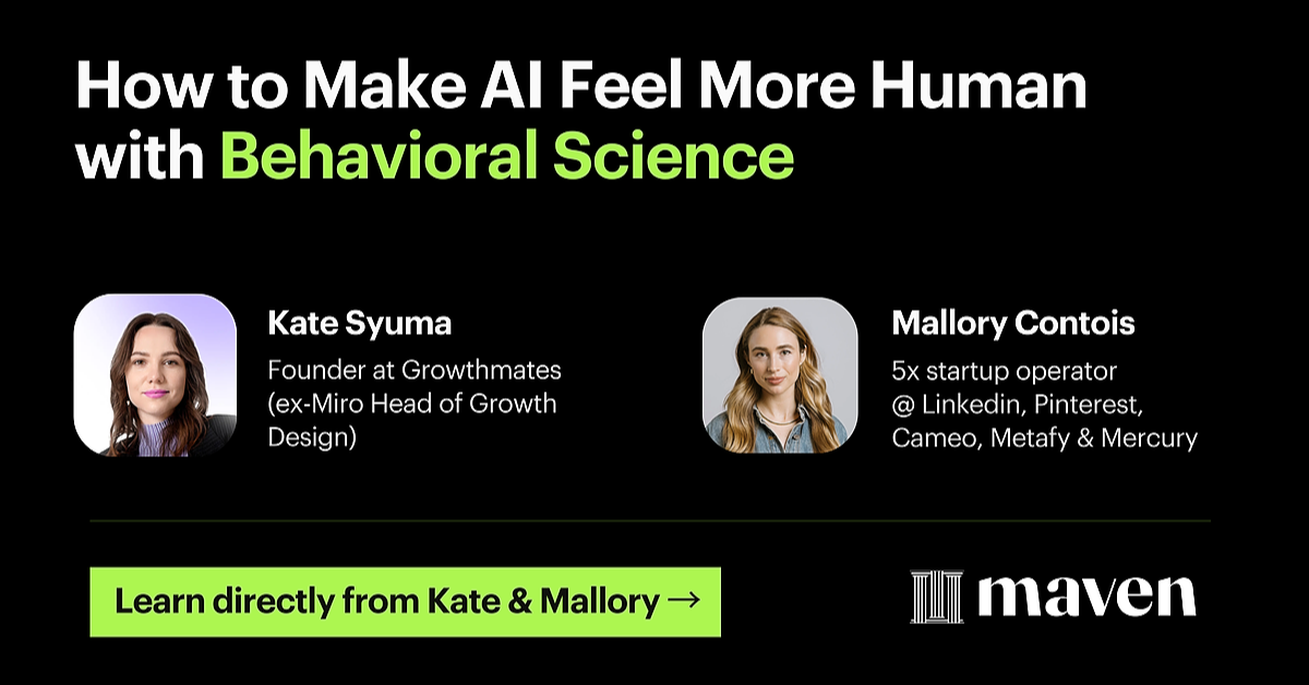 How to Make AI Feel More Human with Behavioral Science